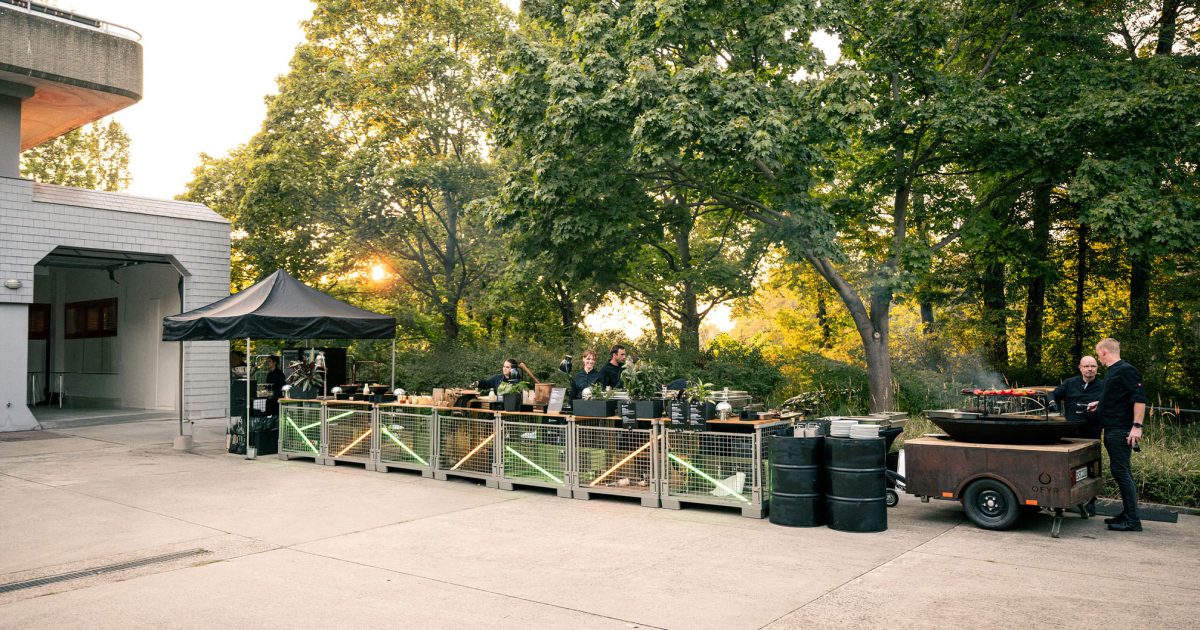 summer party on the island on the Spree